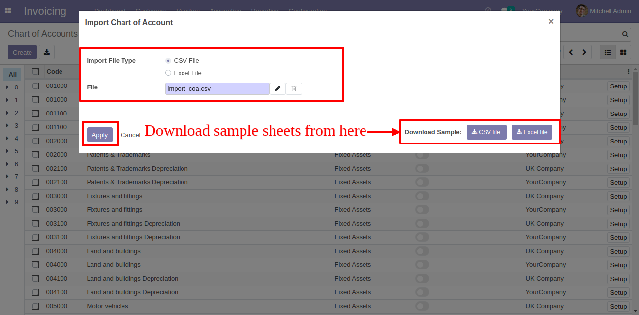 Import Chart Of Account From Csv File Import Chart Of Account From Excel File V15 Store