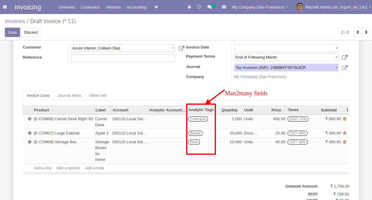 Import Invoice Lines From Csv File Import Invoice Lines From Excel File Import Invoice Lines