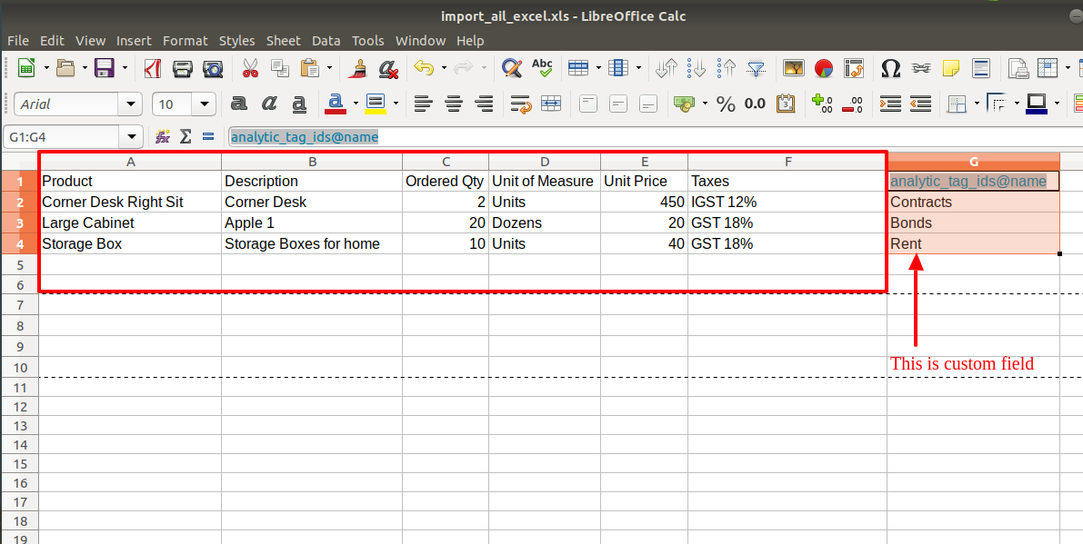 Import Invoice Lines From Csv File Import Invoice Lines From Excel File Import Invoice Lines