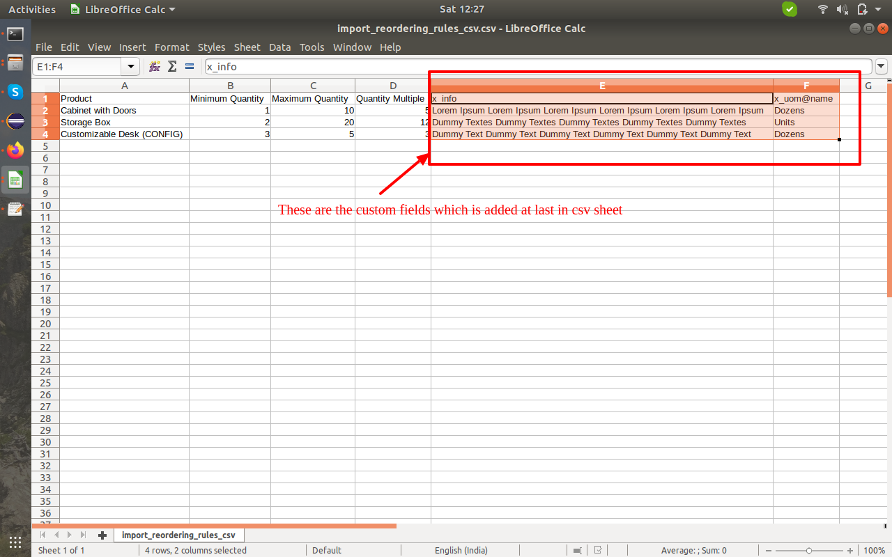 Import Reordering Rules From Csvexcel File V14 Store