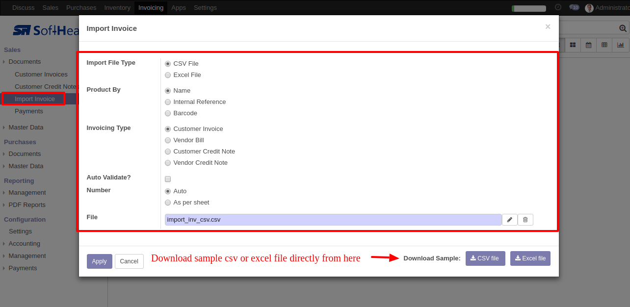 Import Invoice From Csv Odoo Import Invoice From Excel Odoo