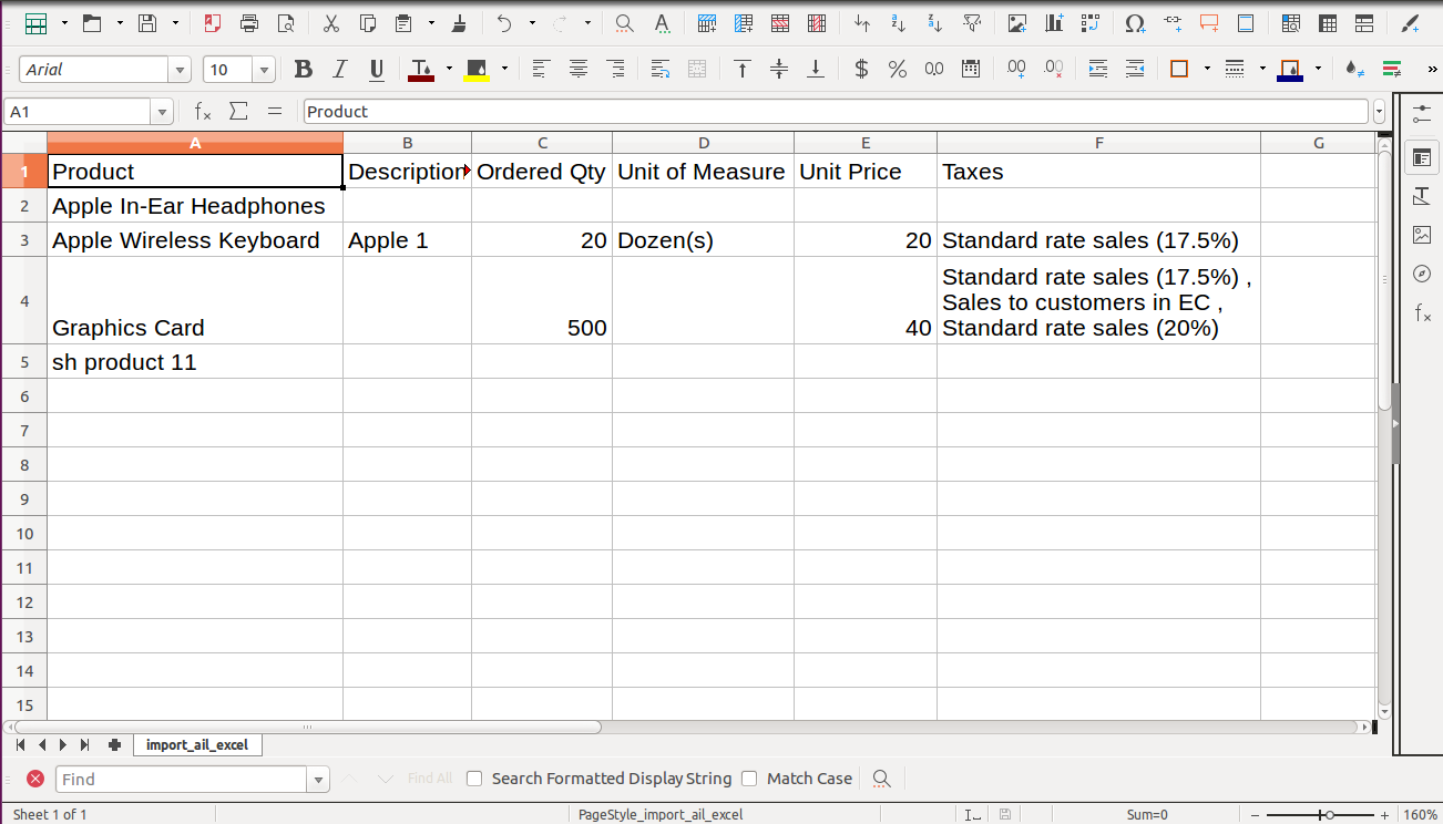 Import Invoice Lines From Csv File Import Invoice Lines From Excel File Import Invoice Lines